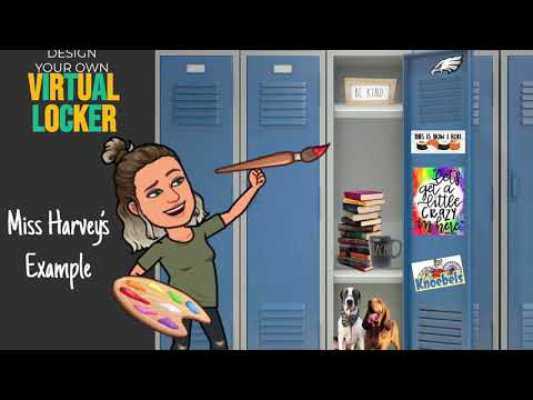 Design Your Own Virtual Locker - YouTube