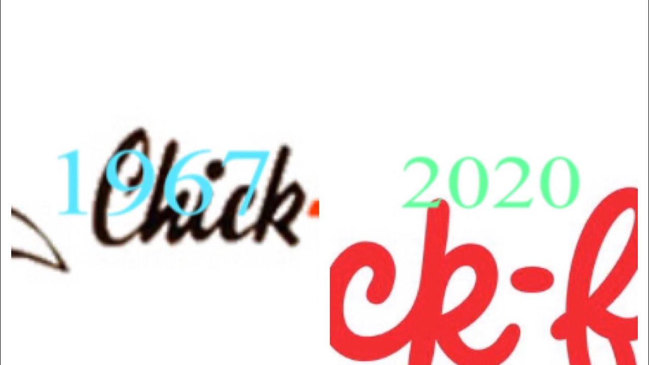 Evolution Of Chick Fil A Logo 1967 2020 Youtube