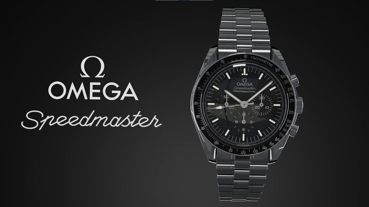 Omega Speedmaster Watch Animation - YouTube