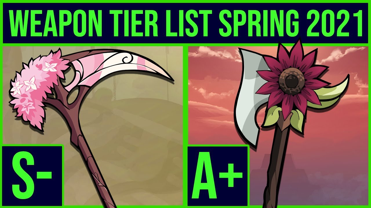 Brawlhalla Weapon Tier List - Spring 2021 - YouTube
