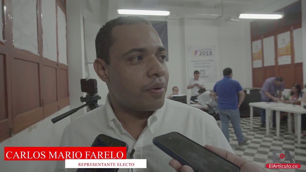 ENTREGA CREDENCIAL A CARLOS MARIO FARELO REPRESENTANTE ELECTO POR EL ...