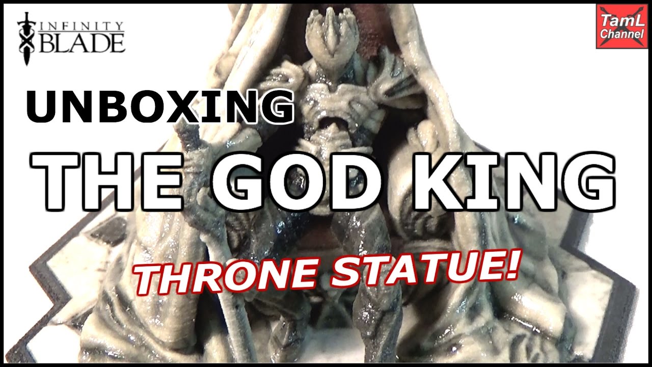 Infinity Blade 3: UNBOXING THE GOD KING THRONE STATUE! - YouTube