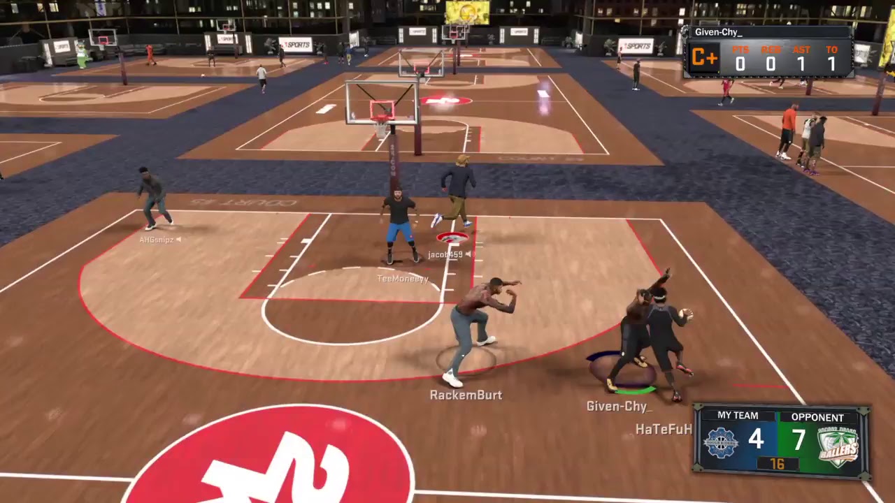 NBA 2K17 - Stage 5K Court Big Money Only Hayyy - YouTube