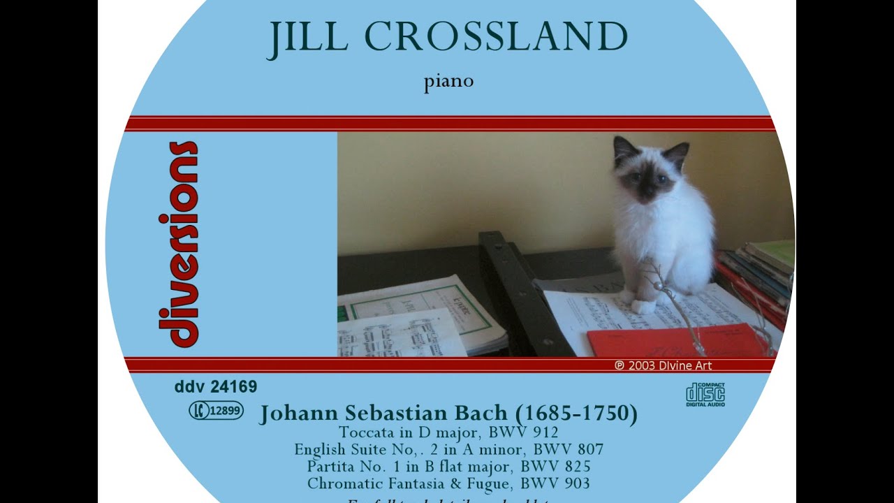 J S Bach Allemande from English Suite No 2 in A minor BWV807 - Jill ...