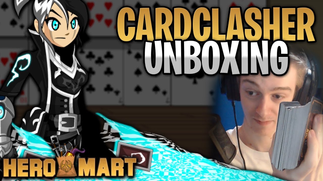 New CARDCLASHER Unboxing!!! AQW! AQworlds - YouTube