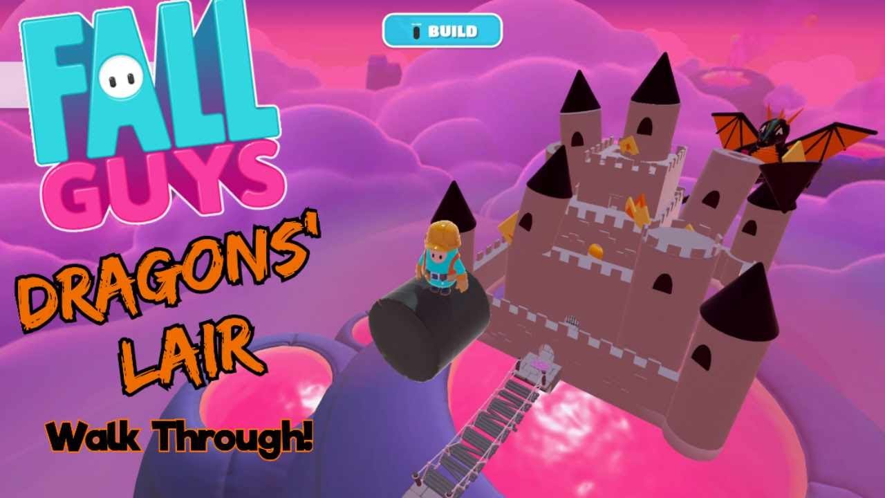 Fall Guys Dragons' Lair Walk Through - YouTube