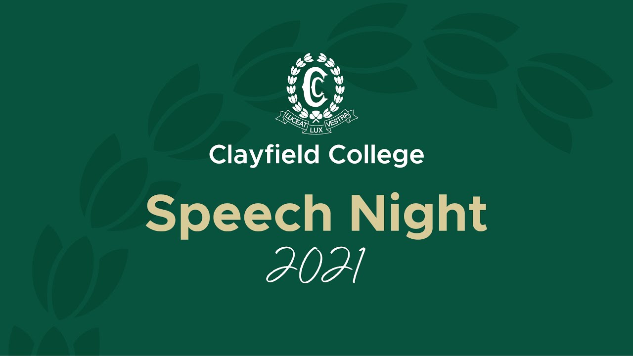 Clayfield College 2021 Speech Night - YouTube