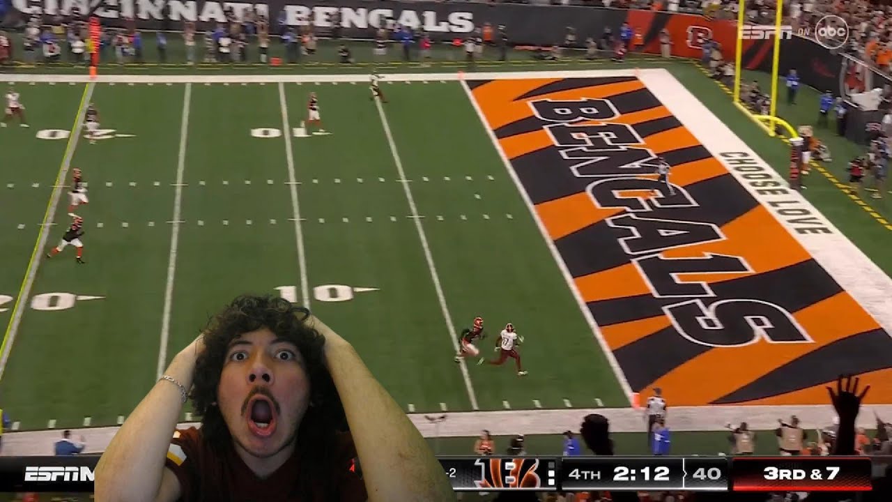 JD5 THE GOAT!!! Washington Commanders vs. Cincinnati Bengals Week 3 ...