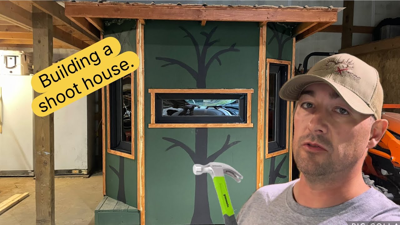 Building A Shooting House, Start to Finish Part 1 | Plans, framing ...
