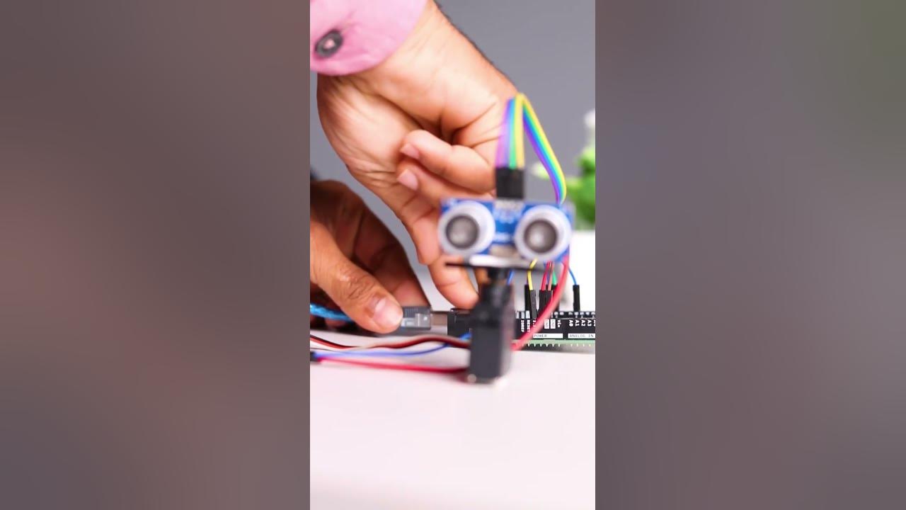 How To Make An Ultrasonic Radar System Arduinoproject Electronics Shorts Ytshorts Robu