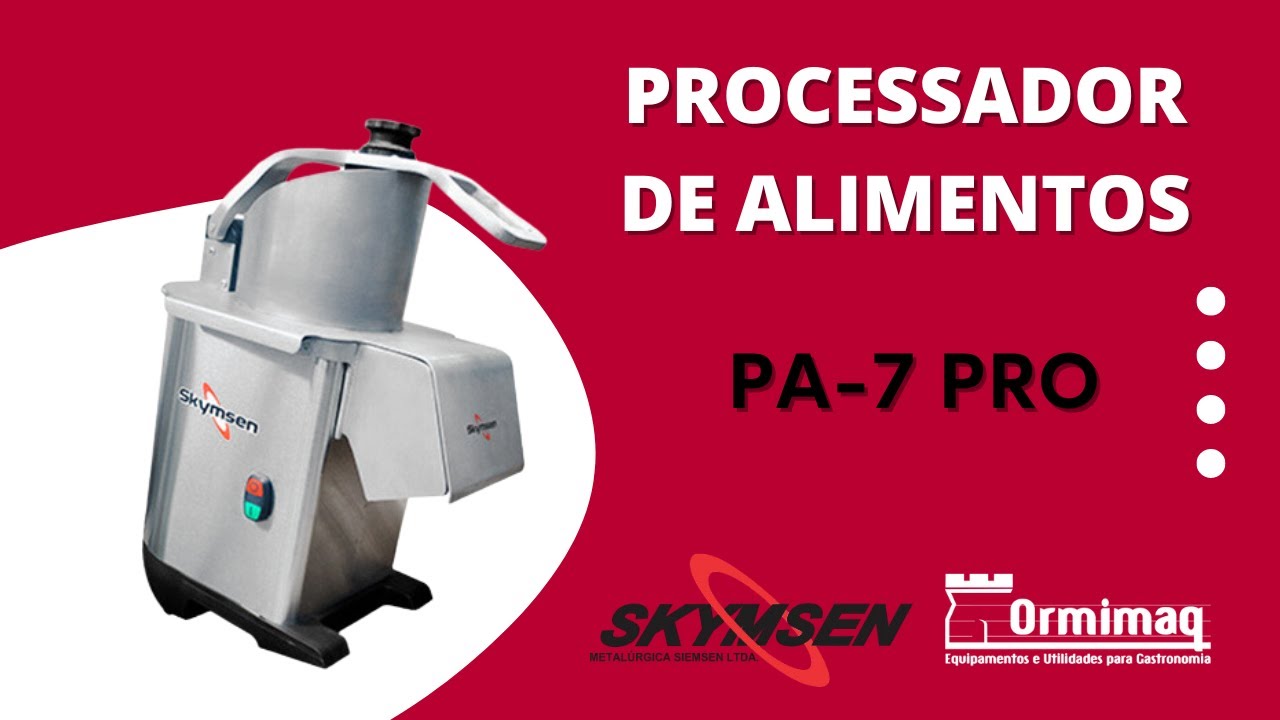 Processador de Alimentos PA-7 PRO Skymsen - YouTube