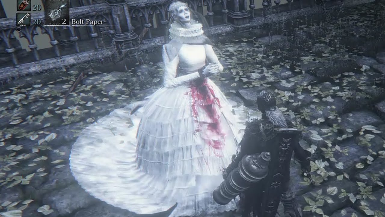 Bloodborne: "Yharnam Pthumerian Queen" Boss (Nightmare of Mensis ...