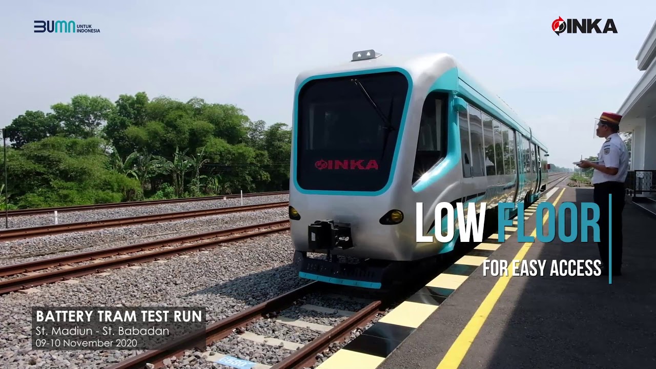 PT INKA (Persero) Tram Battery Test Run [English Version][Re-Upload ...