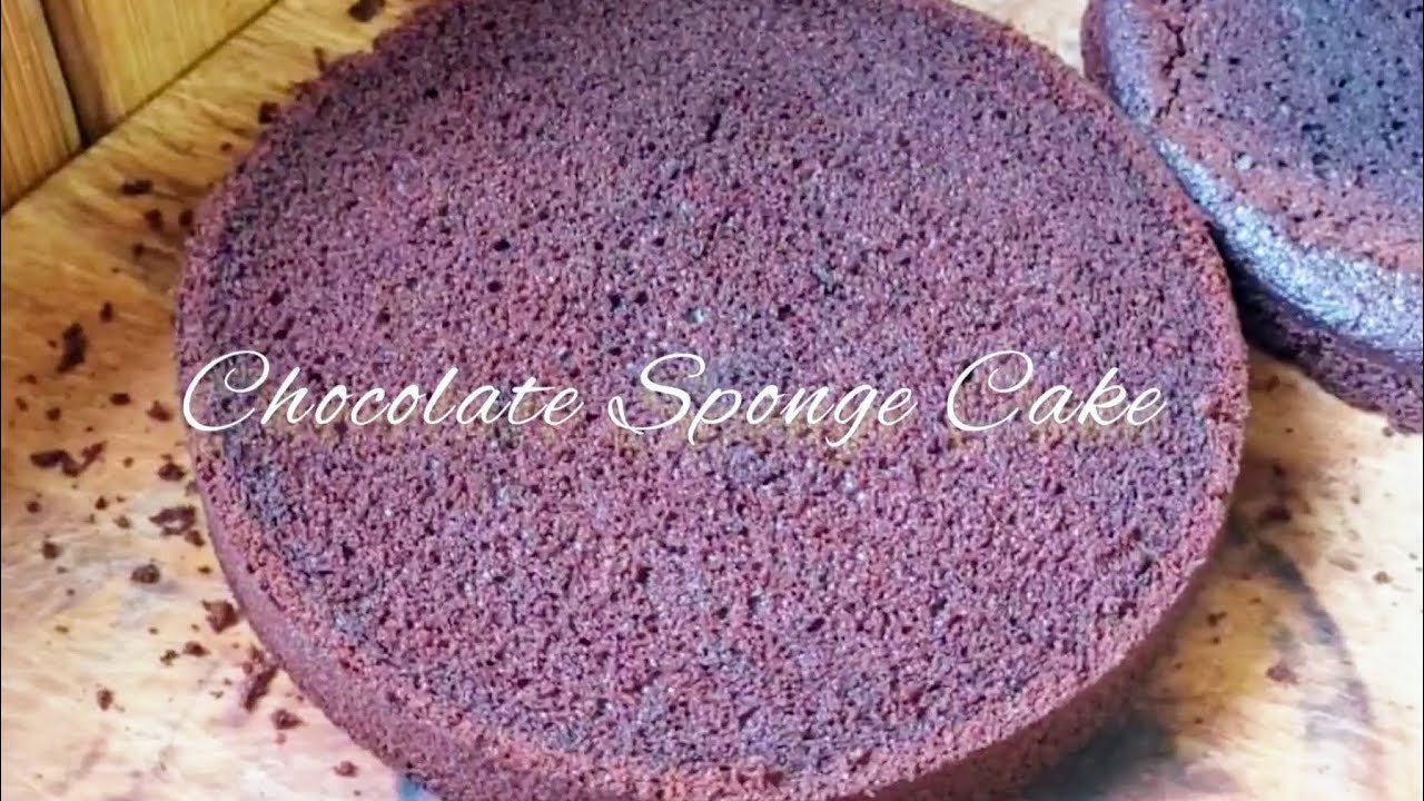 Moist Chocolate Sponge Recipe - YouTube