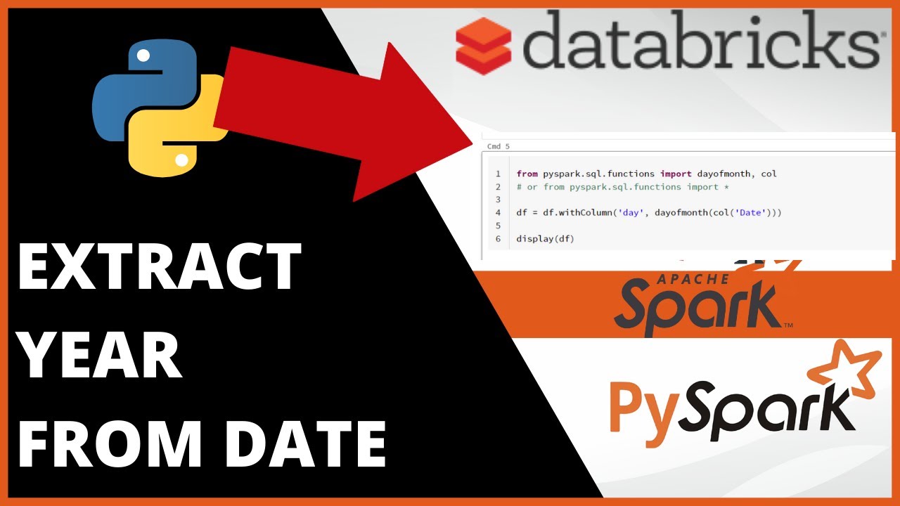 PySpark How To EXTRACT YEAR FROM DATE Apache Spark YouTube PySpark How To EXTRACT YEAR FROM DATE Apache Spark YouTube