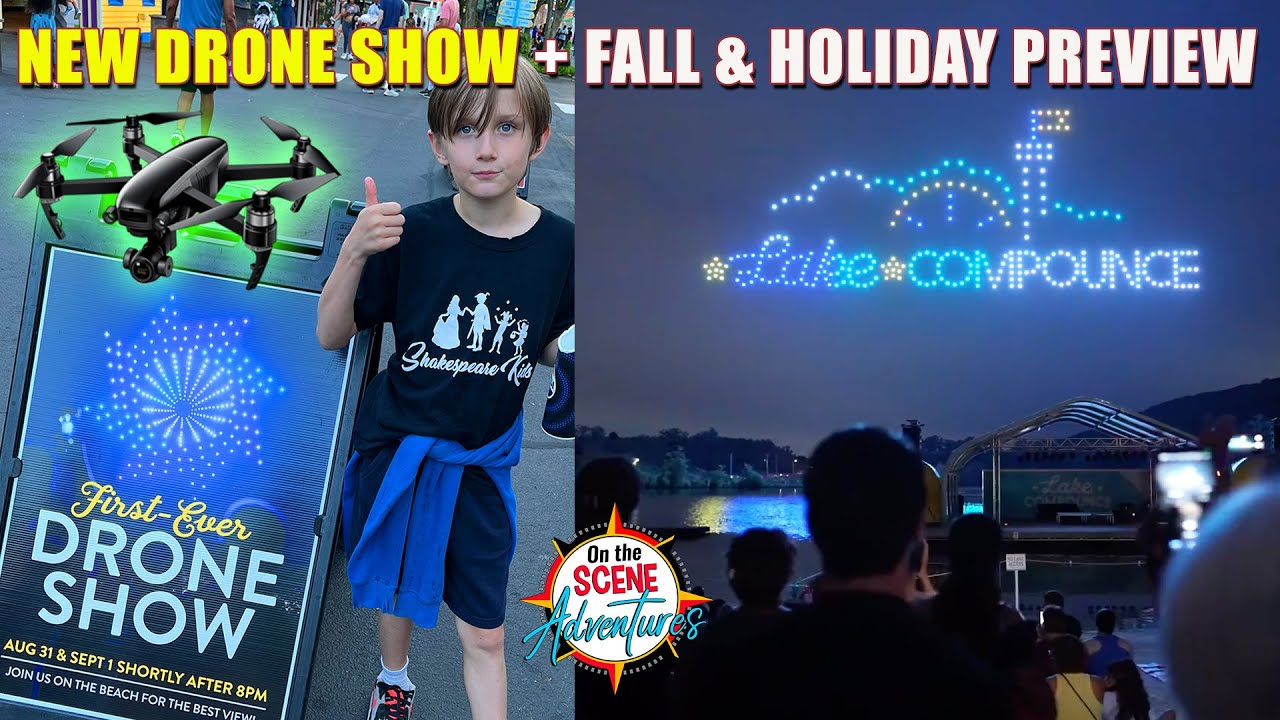 Lake Compounce's FIRST EVER Drone Show + FALL & Holiday Season Event ...