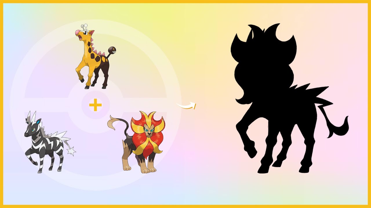 Pokemon Fusion | Girafarig + Pyroar + Zebstrika - YouTube