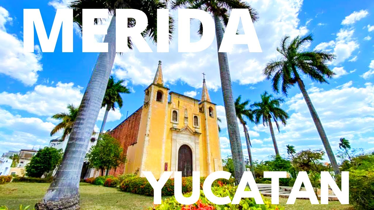 🇲🇽 Walking Tour from Santa Ana To Palacio Canton Merida Yucatan ...