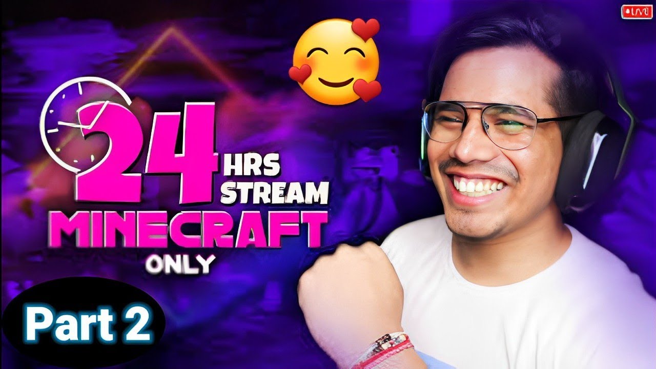 24 Hrs Minecraft Stream Challenge Part-1 - YouTube