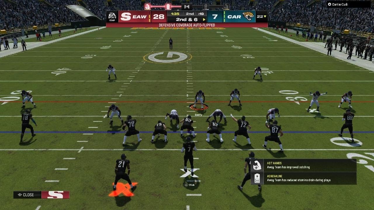 Double lateral Interception touchdown - YouTube