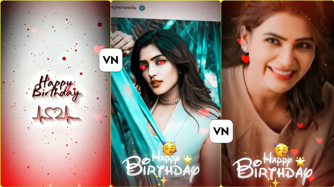 Birthday video | Happy birthday🎂🎉 editing tutorial | New trending ...