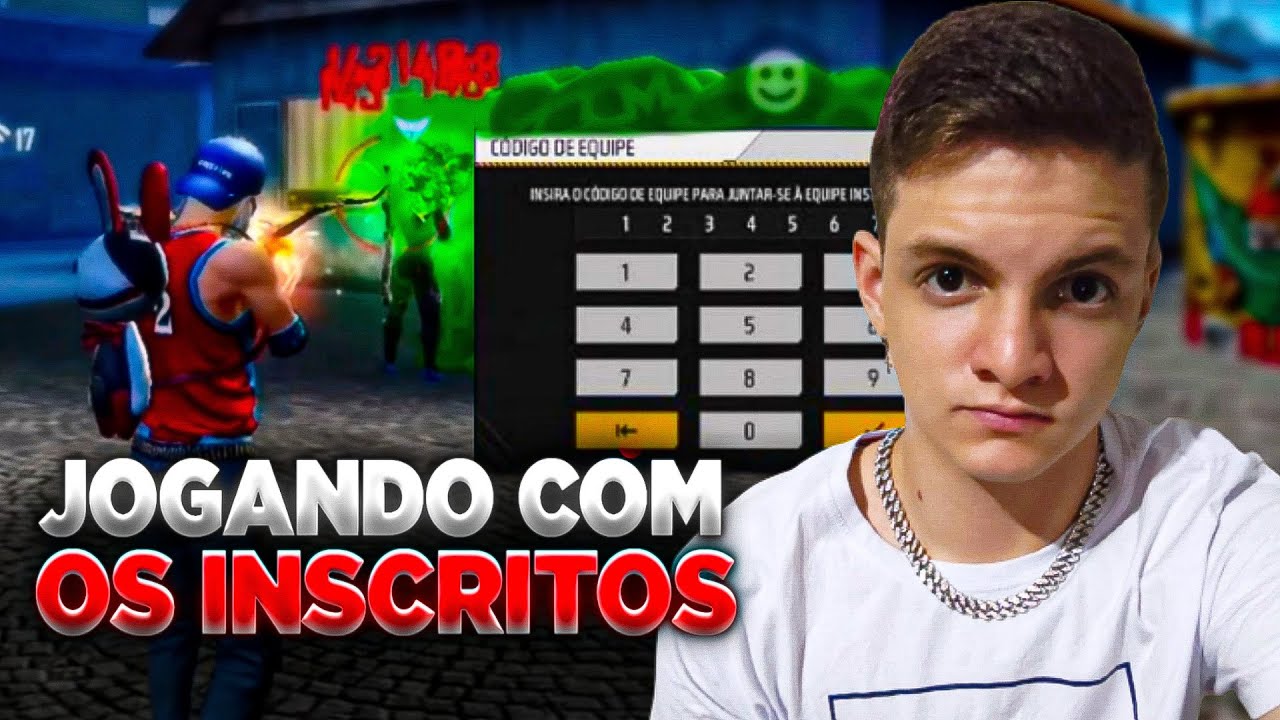 🔥 LIVE FF 🔥 PEGANDO DESAFIANTE COM INSCRITOS AO VIVO 🔥 FREE FIRE AO ...