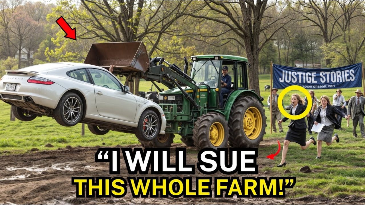 Karen Parked Her Porsche on My Farm — So I Towed It Into a Cow Pasture# ...