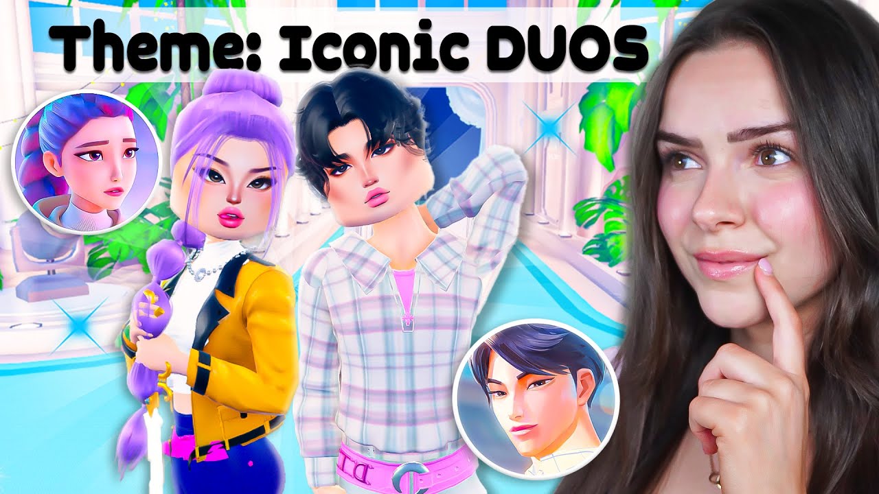 Buying Iconic DUO Themes with MY CRUSH in Dress to Impress! - YouTube