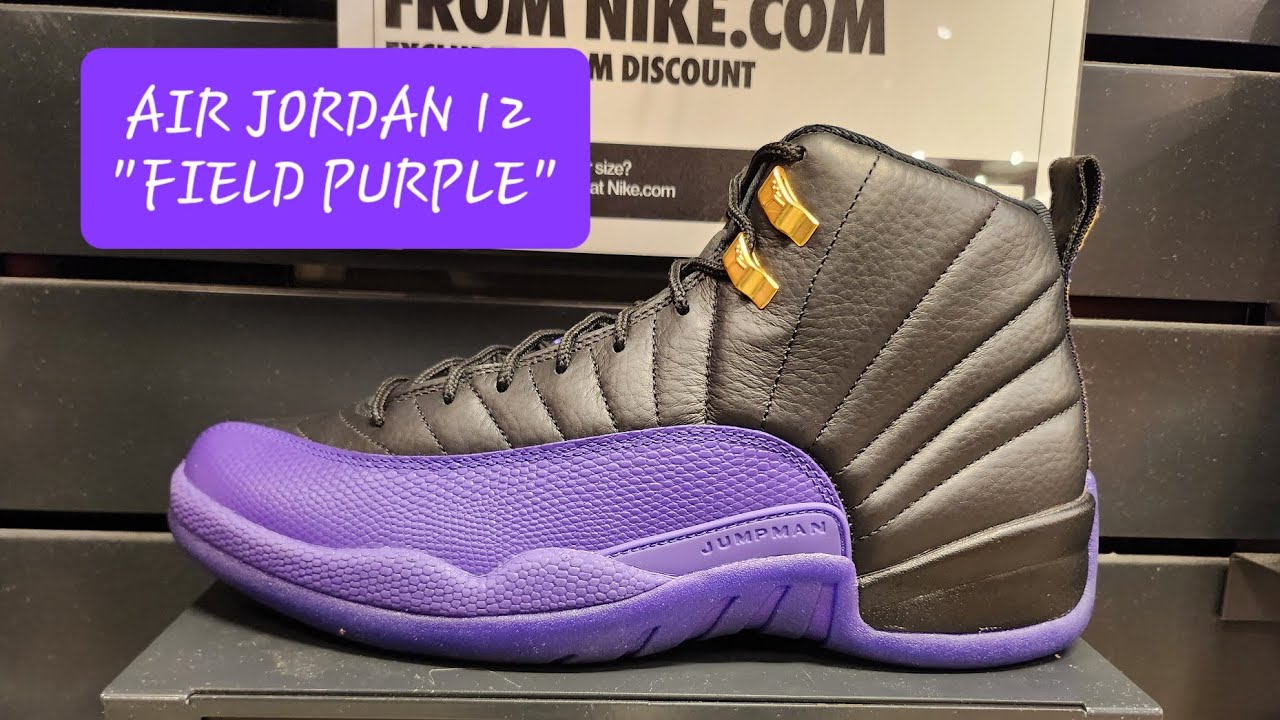 Air Jordan 12 Lakers PE "Field Purple" - Outlet Pick-up!!! - YouTube