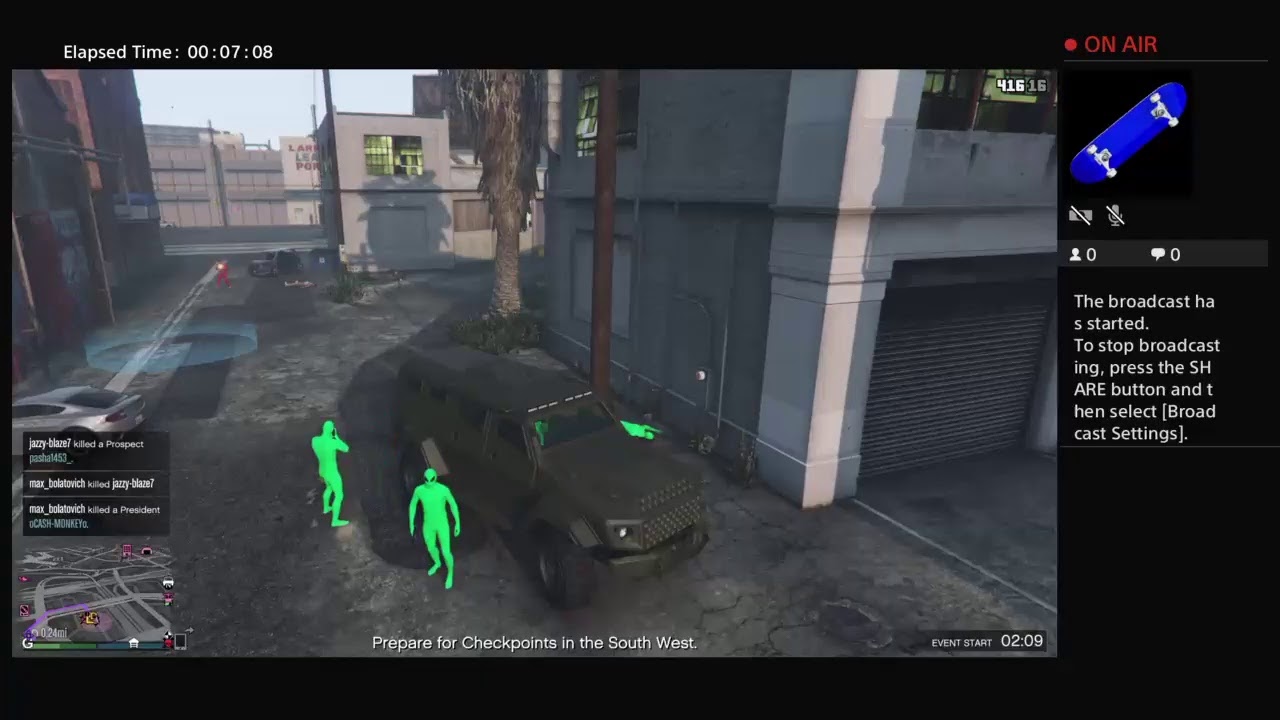 With green alien gang gta5 - YouTube
