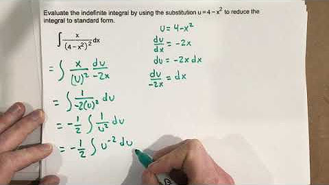 5.5 - Indefinite Integrals and the Substitution Method (Calculus) - YouTube
