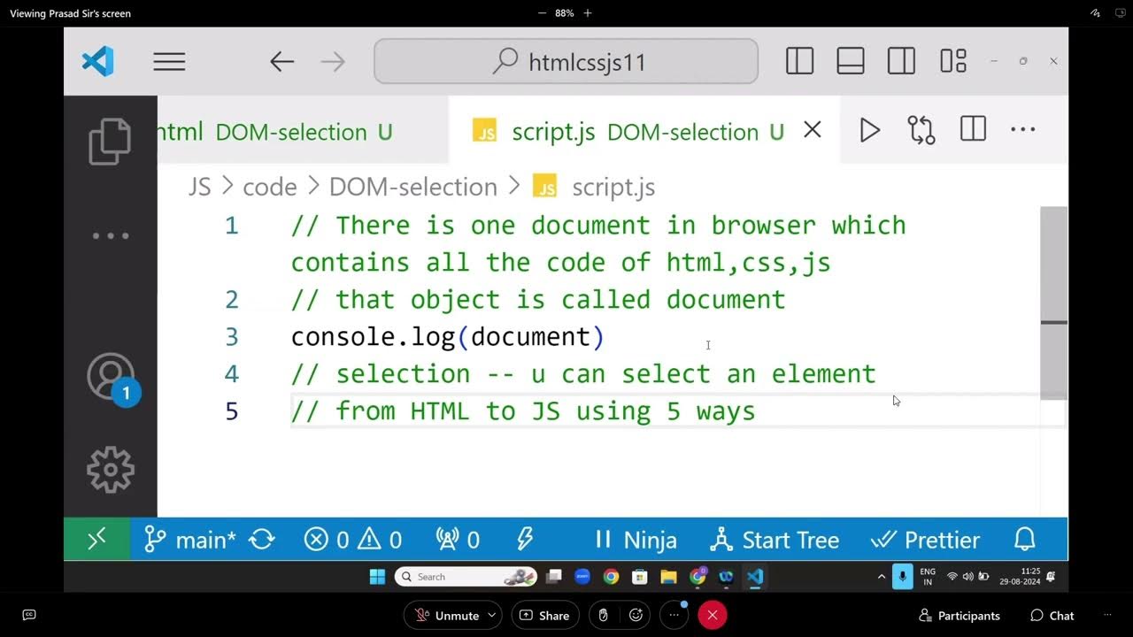 java script 1st day Webex 2024 08 29 11 15 19 - YouTube