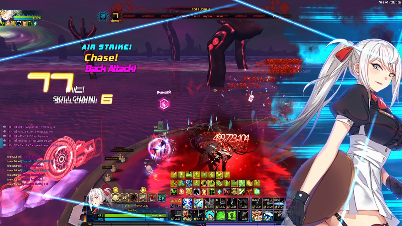 [Code: Closers] Harpy - Sea of Polution solo in 3:41 (STR drink and ...