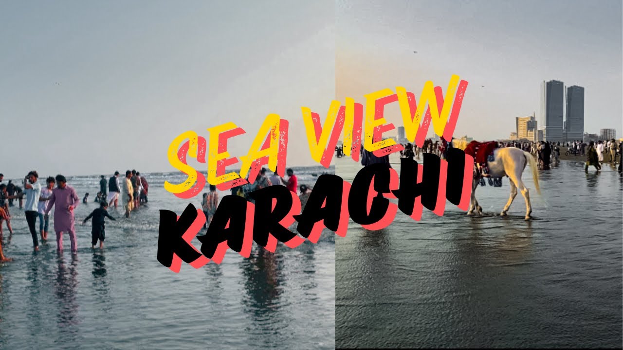 Karachi sea view beach vlog - YouTube