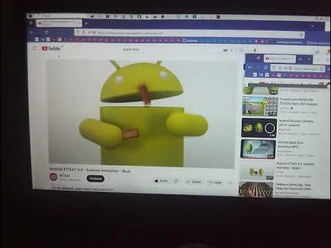 Android KitKat animation has BSOD - YouTube