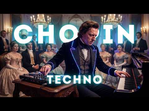 Chopin Techno Mix (Inspired by Frédéric Chopin) | Emotional Melodic Techno for Deep Focus (124 BPM)