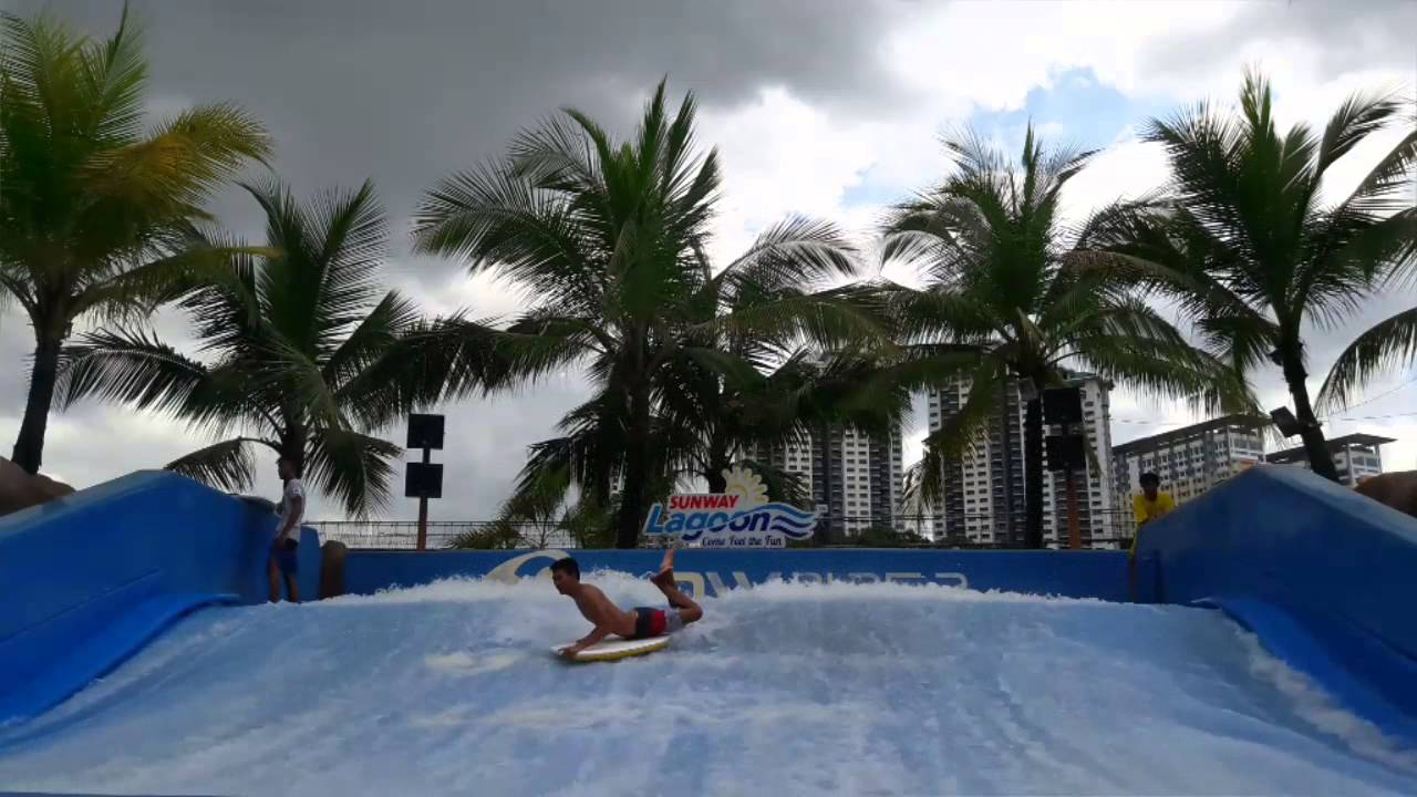 Flowrider sunway lagoon ~ Shahrill Azman - YouTube