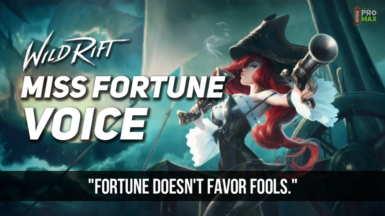 Miss Fortune Voice Quotes/Audio In Wild Rift | Miss Fortune All Voice ...