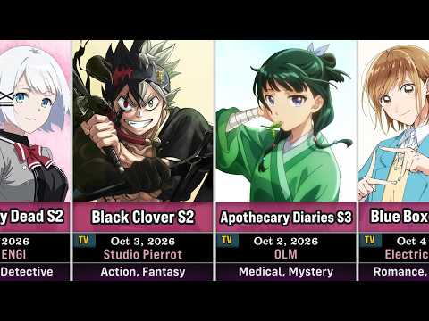 90 Upcoming Anime in Fall 2026 | October to December