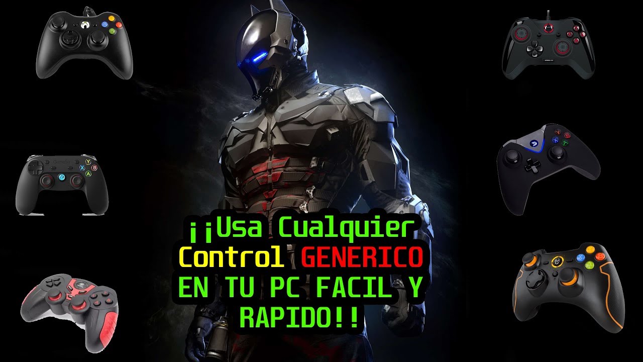 USAR MANDO GENERICO EN TU PC CON CUALQUIER JUEGO!!!!! - YouTube