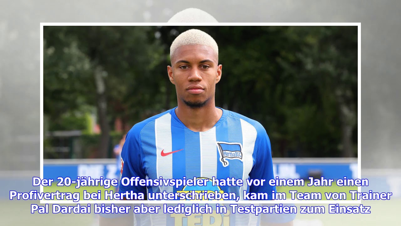 Hertha BSC leiht Sidney Friede an belgischen Erstligisten aus - YouTube