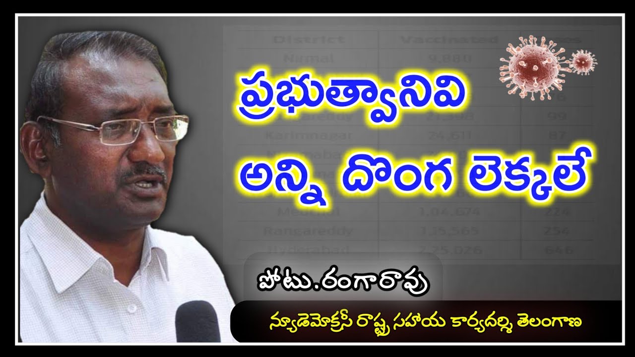 ప్రభుత్వానివి అన్ని దొంగ లెక్కలే ll Potu Ranga Rao ll MELBA RayS ll ...