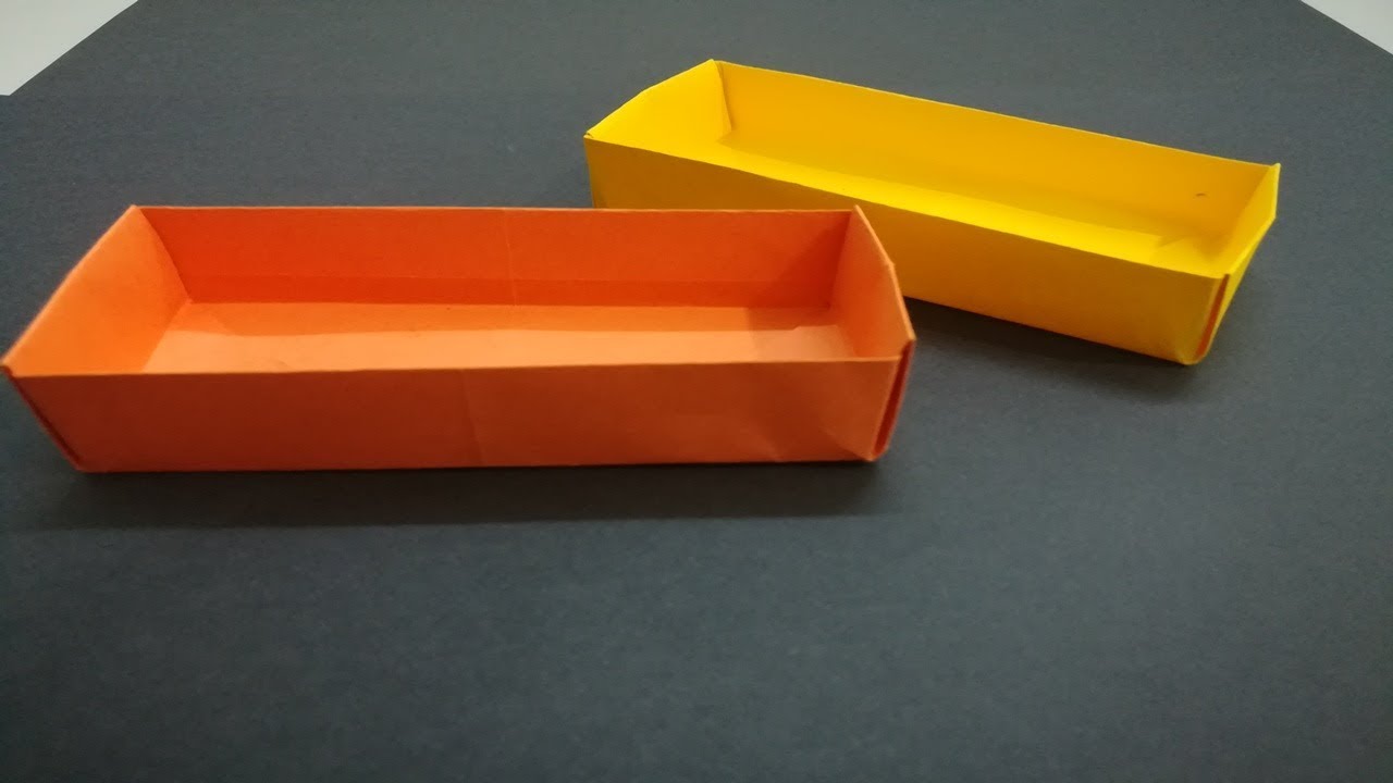 DIY- Rectangular Origami Box | Easy Rectangular Origami Box - YouTube