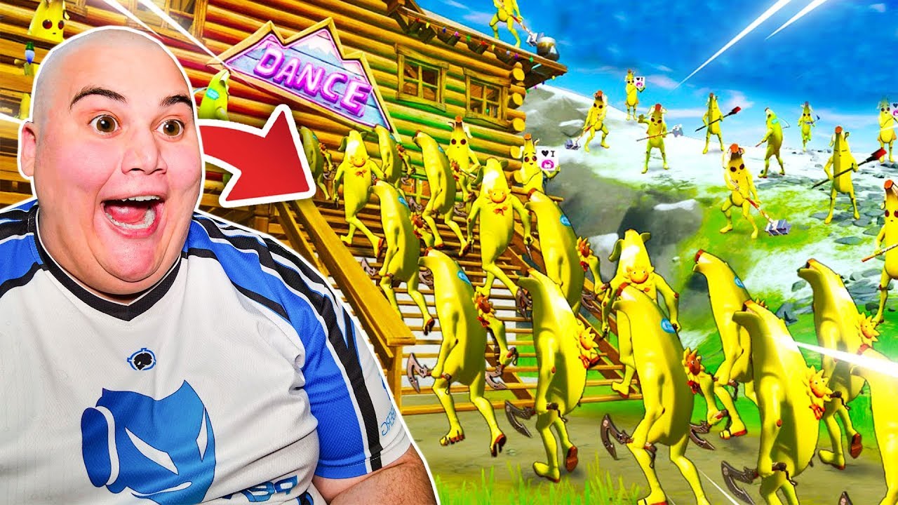 UNE INVASION DE 100 BANANES EN GAME ! - Fortnite Battle Royale ...