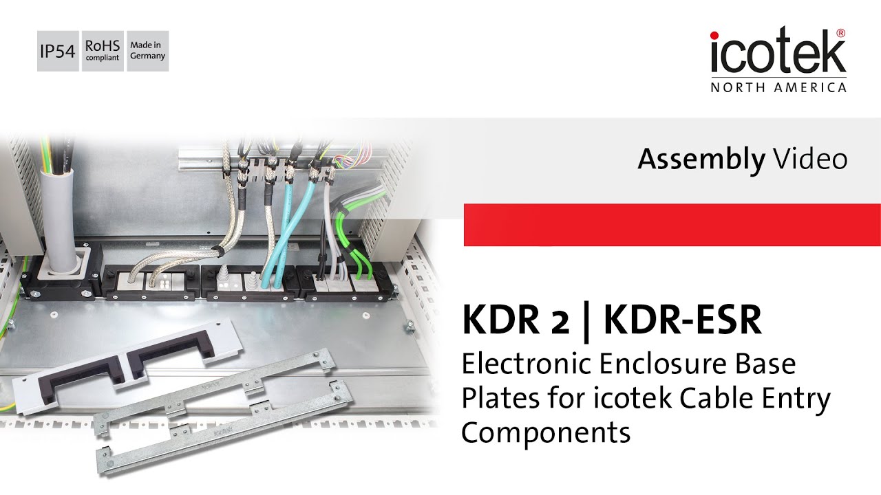 Rittal TS 8 Enclosure Base Plates for Cable Entry | Assembly | icotek ...