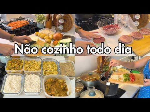 Passei algumas horas cozinhando pra facilitar minha semana 🍛 | rotina de dona de casa| Jessica Lima 