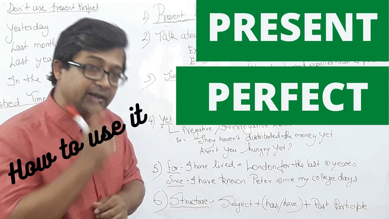 Learn English Tenses: PRESENT PERFECT/How to Use Correctly - YouTube