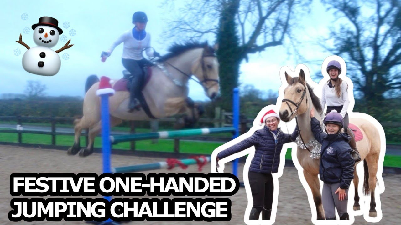 FESTIVE ONE-HANDED JUMPING CHALLENGE // With Friends! - YouTube