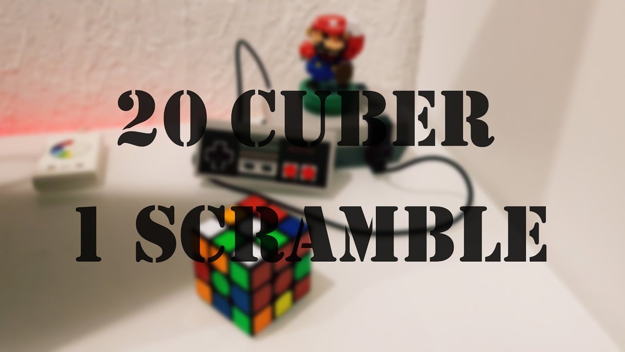 20 Cuber 1 Scramble | German | Part I | feat. Kevin Gerhardt - YouTube