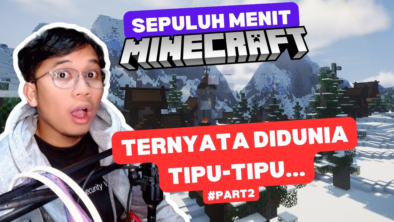 Sepuluh Menit Minecraft - Mencari Villager Part 2 - Minecraft Indonesia - #9 - YouTube